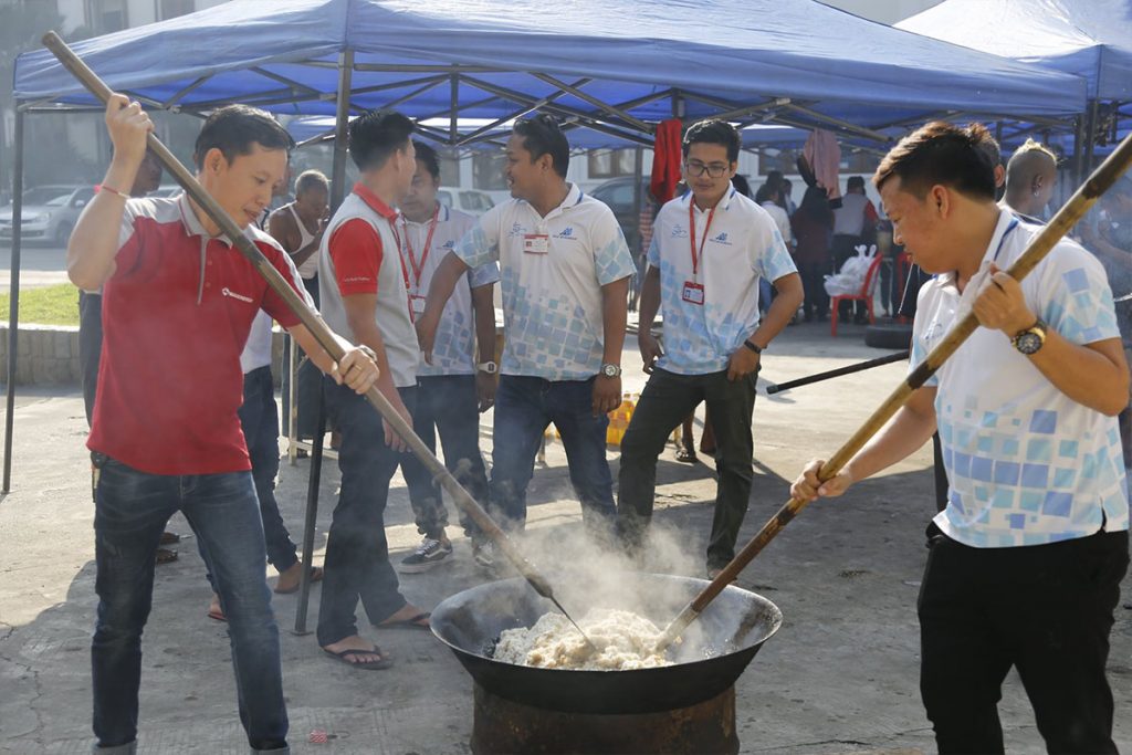 Max Myanmar Group celebrates seasonal Htamane festival at head office ... Max Myanmar Group celebrates seasonal Htamane festival at head office ...